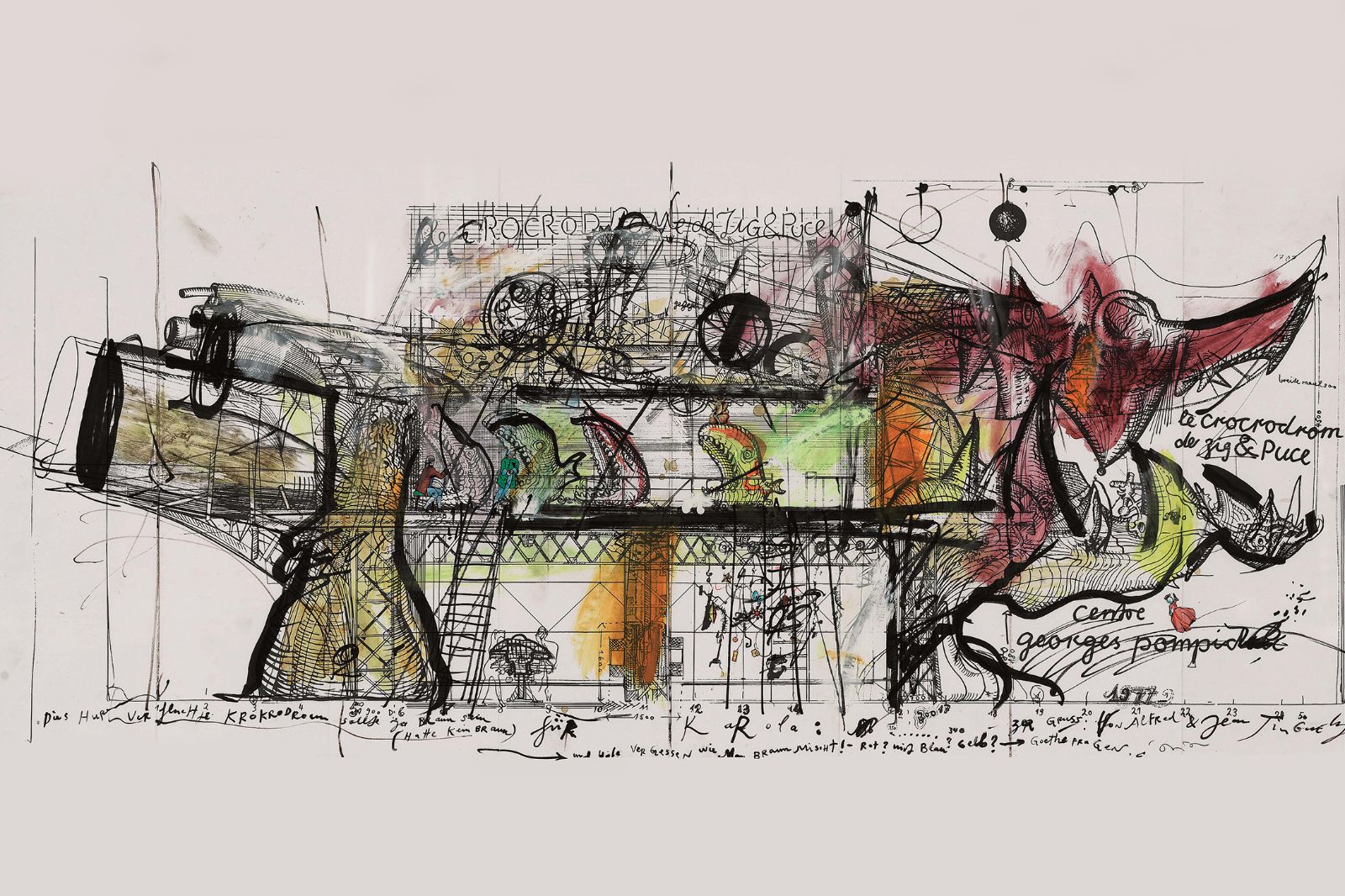 Scream Machines - art ghost train by Rebecca Moss & Augustin Rebetez